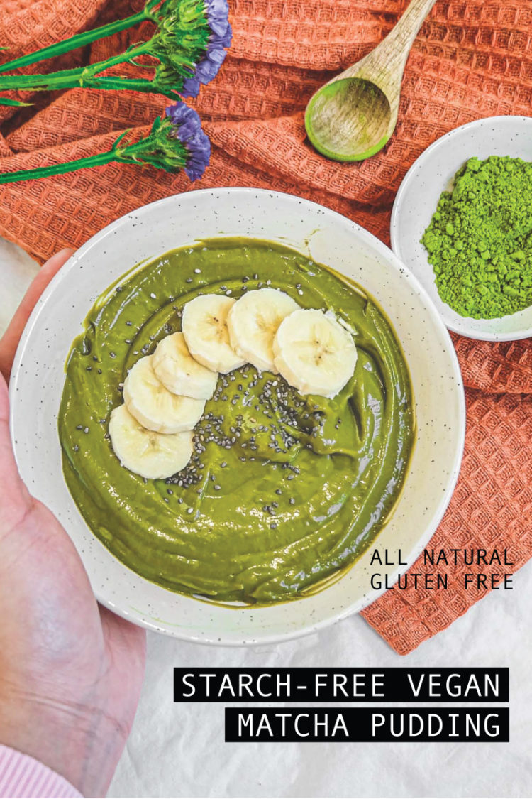 Super Easy Vegan Matcha Pudding
